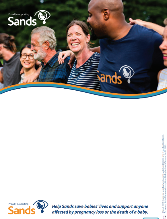 Fundraising Event Poster | Sands - Saving babies' lives. Supporting ...